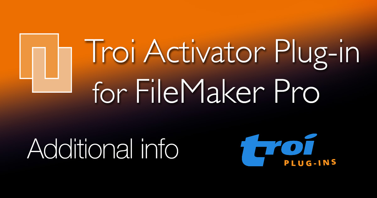 troi.com – Installing a SSL Certificate for Troi Activator HTTPS Server
